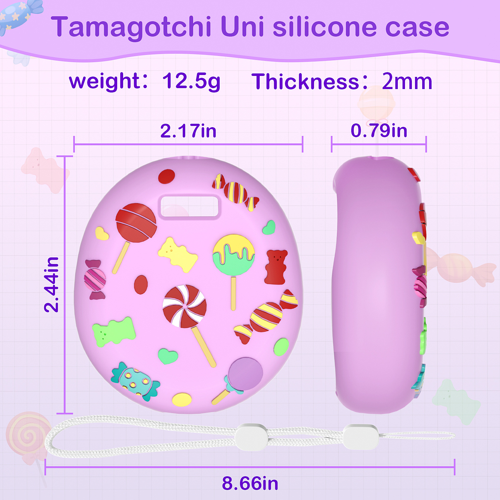 for Tamagotchi Uni Protective Case Electronic Pet Game Console Silicone ...