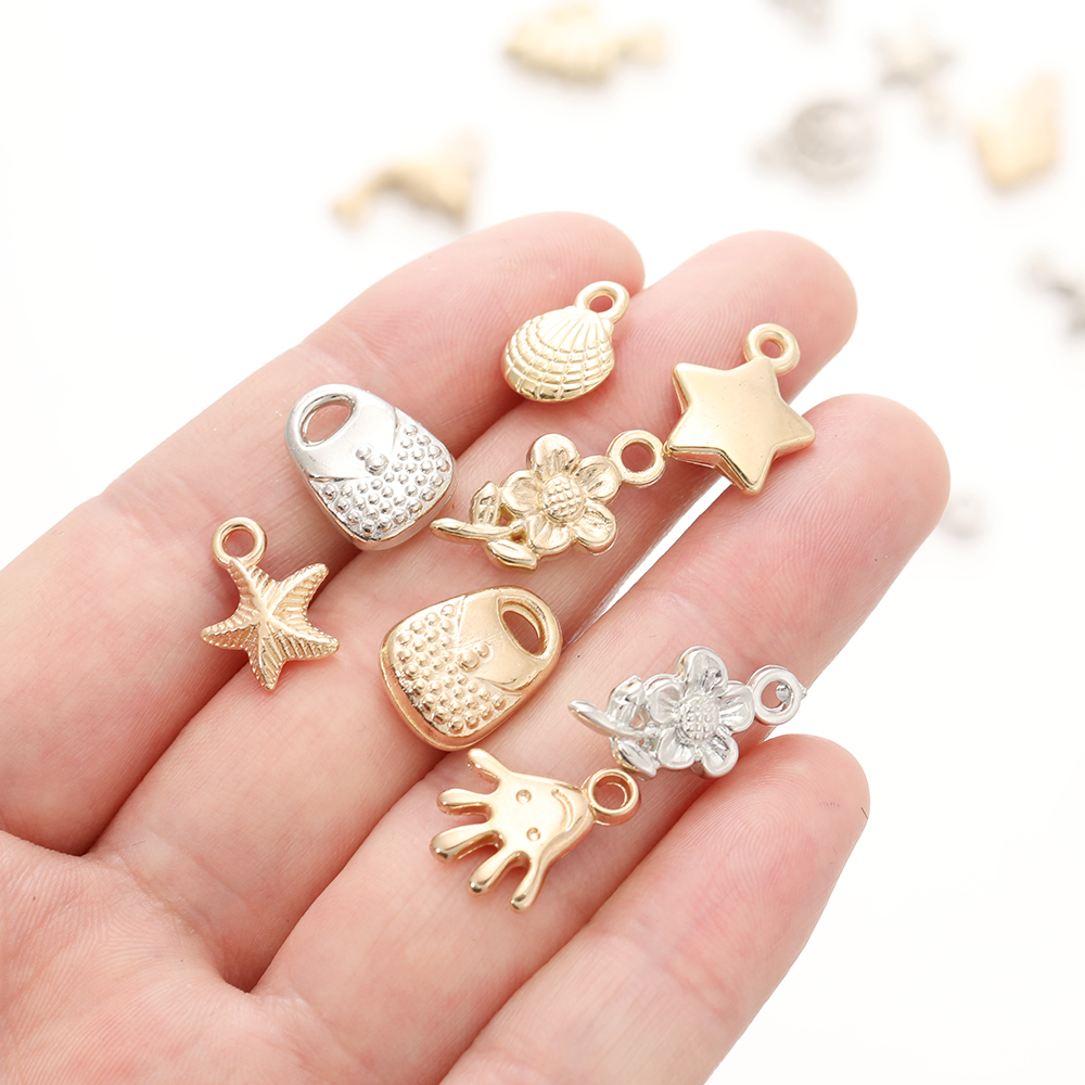 St. kunkka 10Pcs Acrylic Pendant CCB Material Butterfly Pendant Love ...