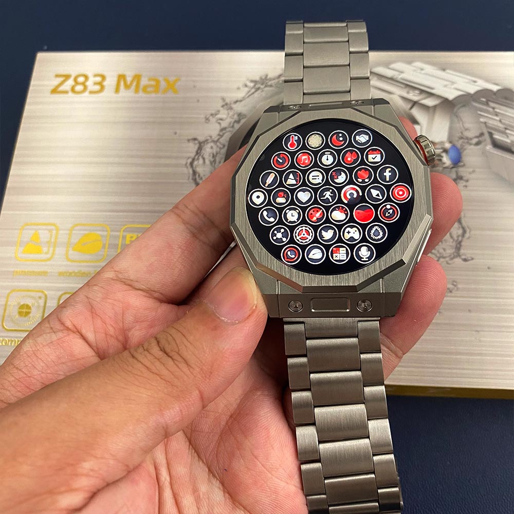 New Z83 Max Smart Watch For Men 1.52" Screen Watch Smart Watch NFC ...