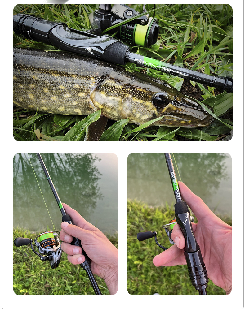 PURELURE ZERO Travel Rod BFS Fishing Casting UL Stream Bass Spinning ...