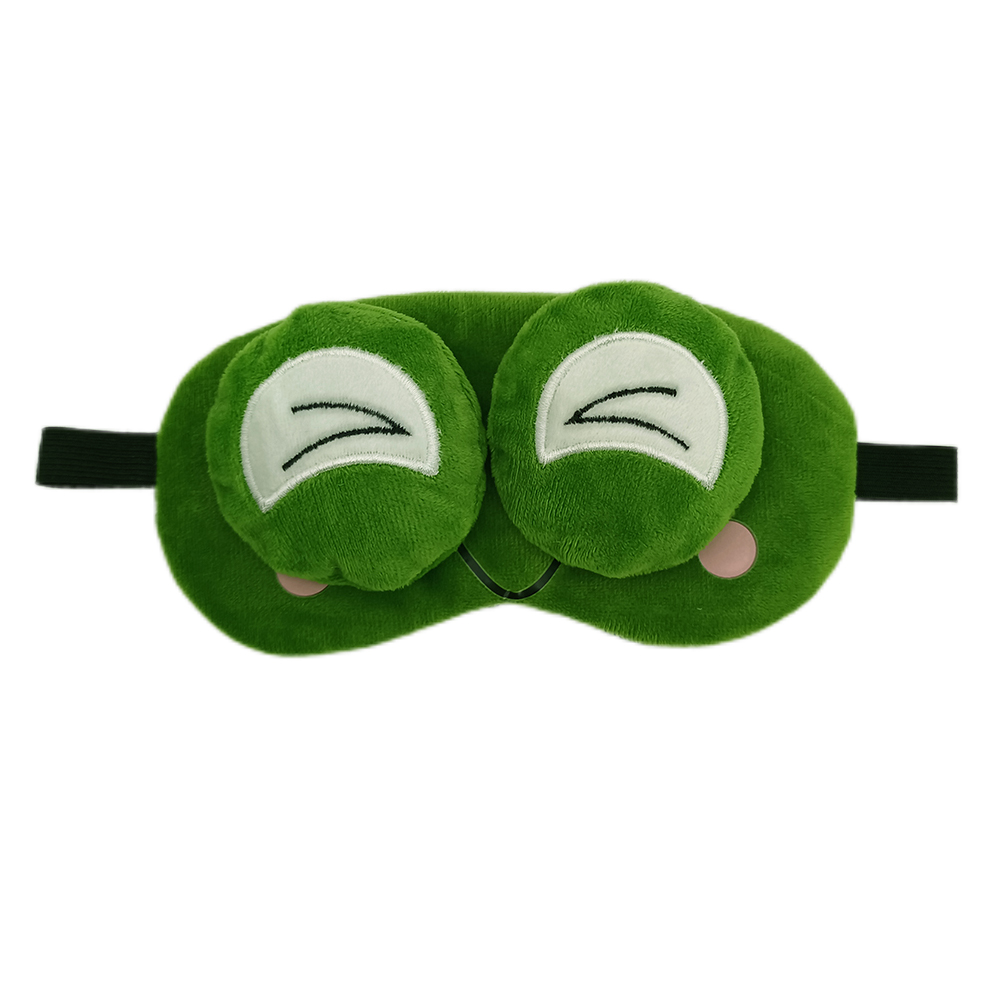 1pc 3D Frog Eye Mask For Sleeping Blackout Cover Eyes Comfort Blindfold ...