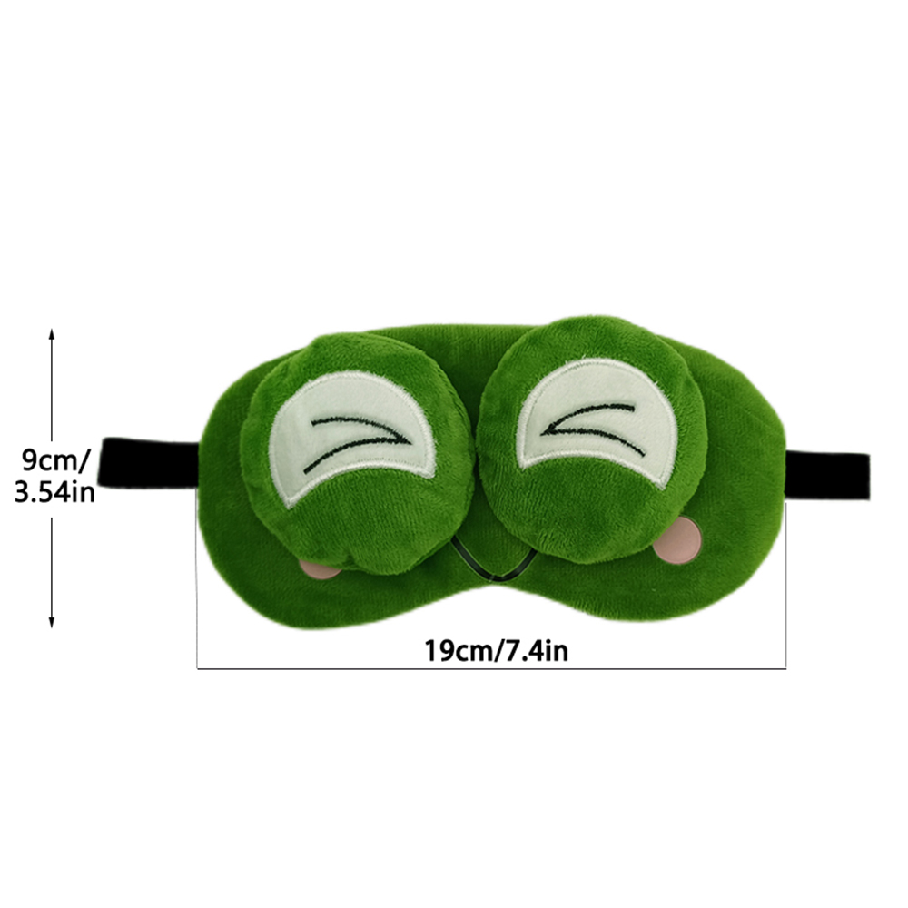 Frog Sleep Mask - Blackout Blindfold For Travel & Office Rest ...
