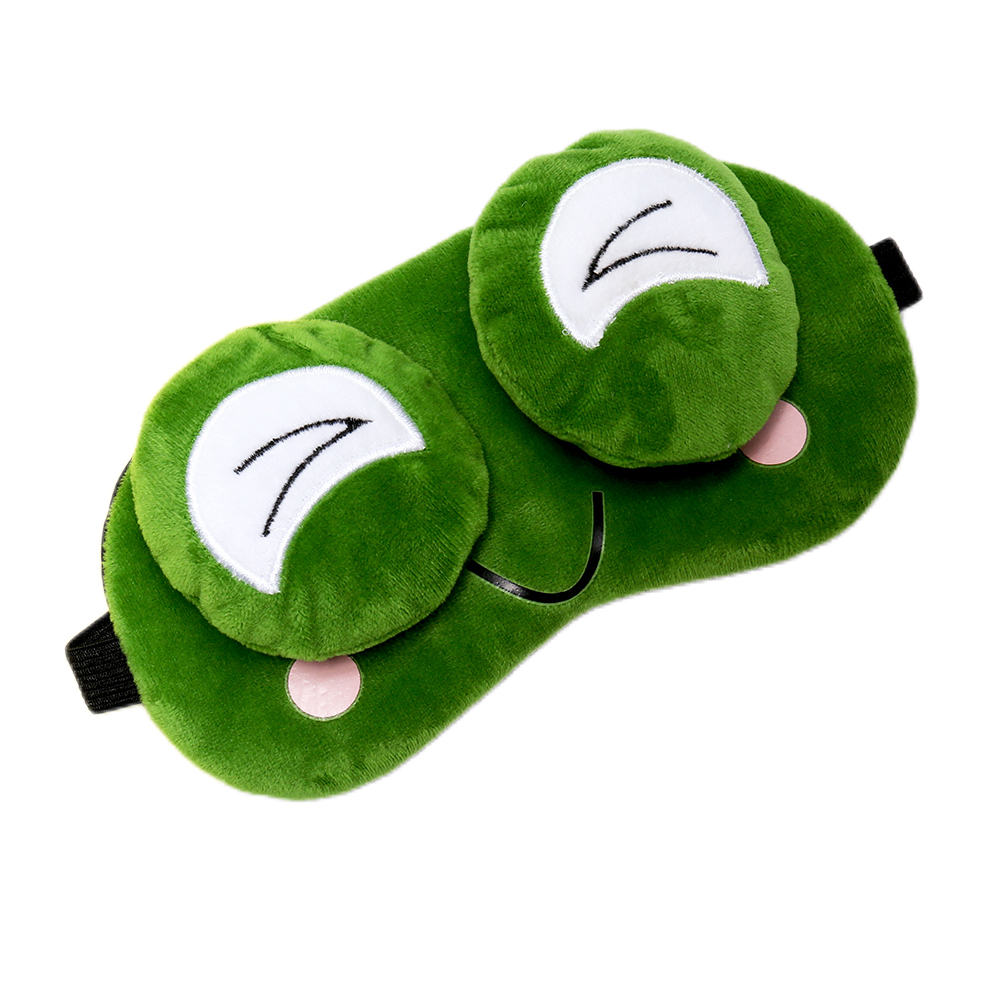 1pc 3D Frog Eye Mask For Sleeping Blackout Cover Eyes Comfort Blindfold ...
