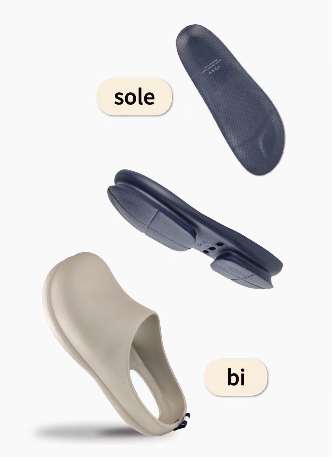 Bisole Japanese Chef Shoes EVA Super Soft Toe-Covered Slippers Office ...