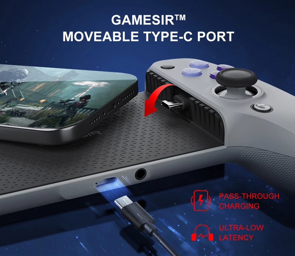 GameSir G8+ Galileo / X2S / X5 Lite Type C Mobile Controller Gamepad ...
