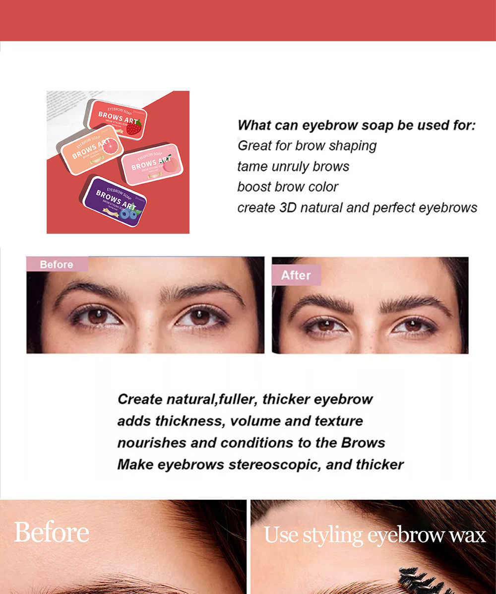 Eye Eyebrow Styling Cream Three-Dimensional Long-Lasting Transparent ...
