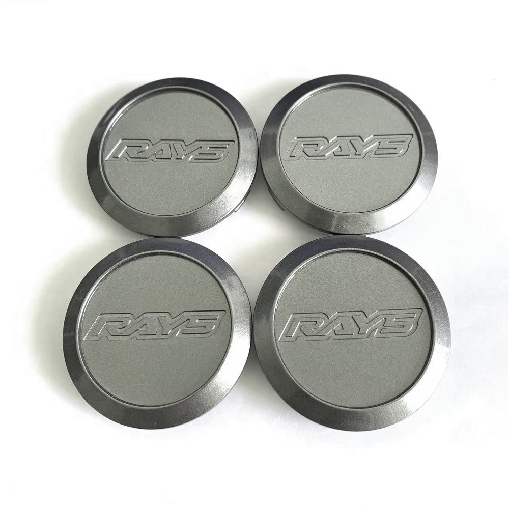 4pcs 64mm RAYS Car Wheel Center Caps Red Logo Fit for Rays Volk Racing ...