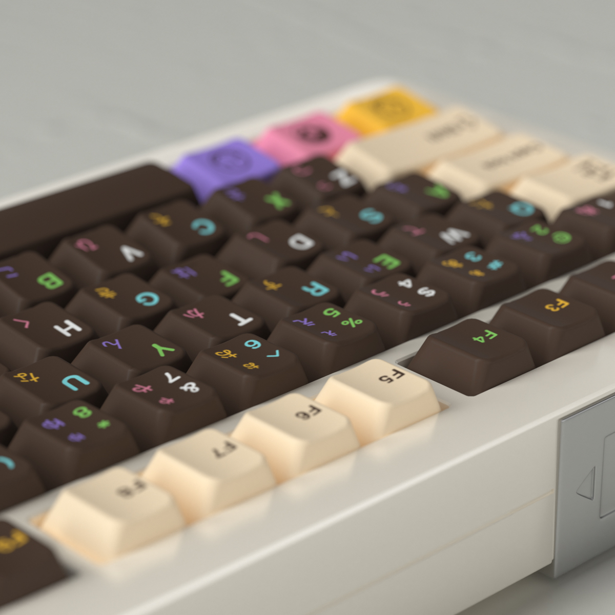 Donuts 152 keys PBT five sided thermal dye sublimation cherry profile ...