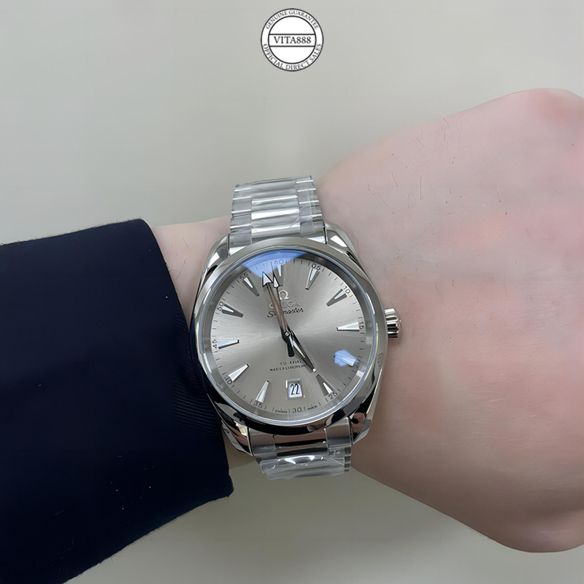 100% imported fashionable business automatic mechanical stainless steel ...