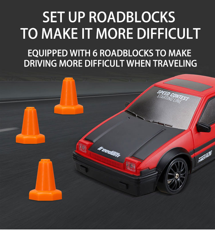 Drift Remote Control Car Small AE86 Four-wheel Drive Racing Car ...