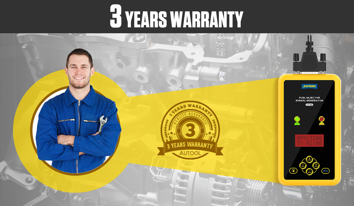 AUTOOL Automotive Injector Tester 12V Vehicle Signal Generator ...