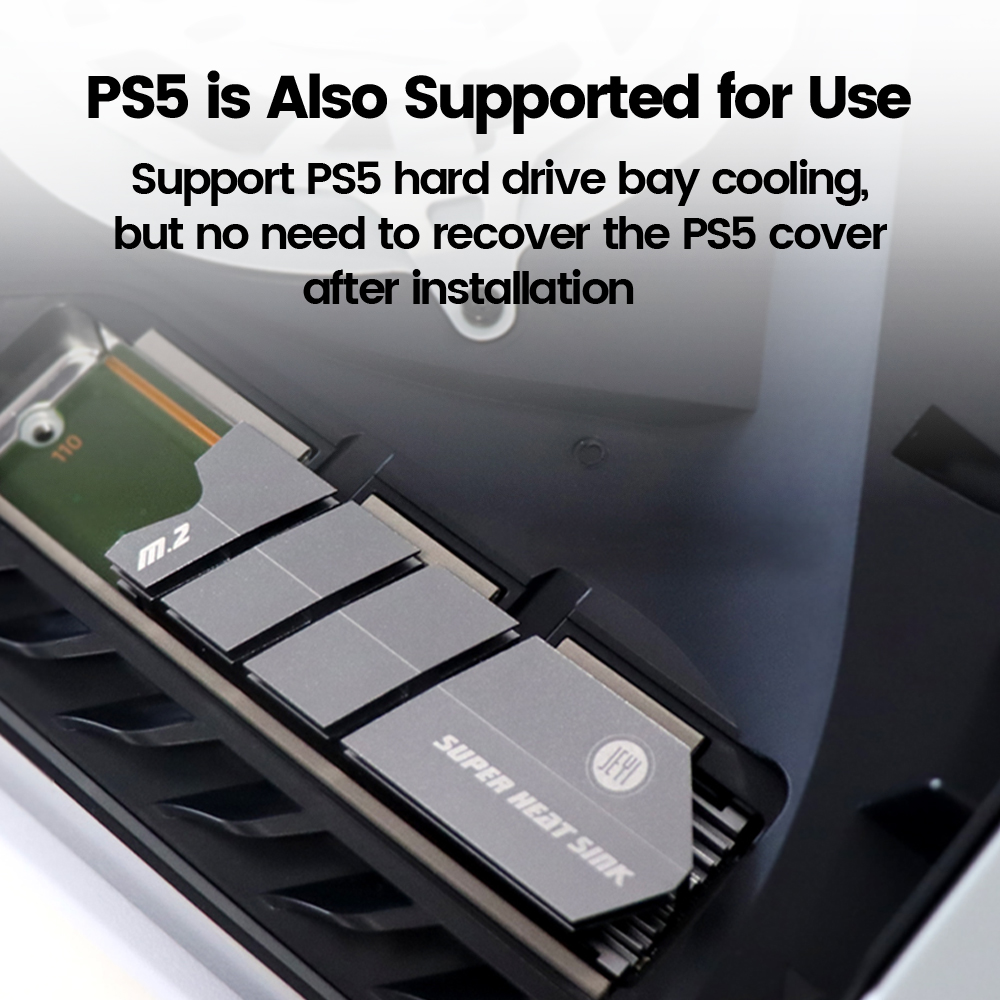 JEYI SSD Cooling M.2 Heatsink NVME Heat sink NGFF M.2 2280 Aluminum ...