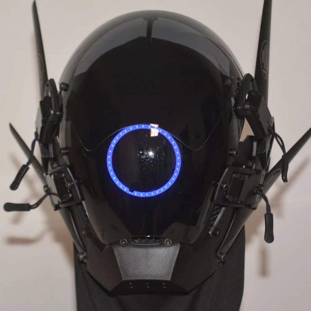 Cyberpunk Mask With Led Futuristic Dystopian Cospla Accessories ...