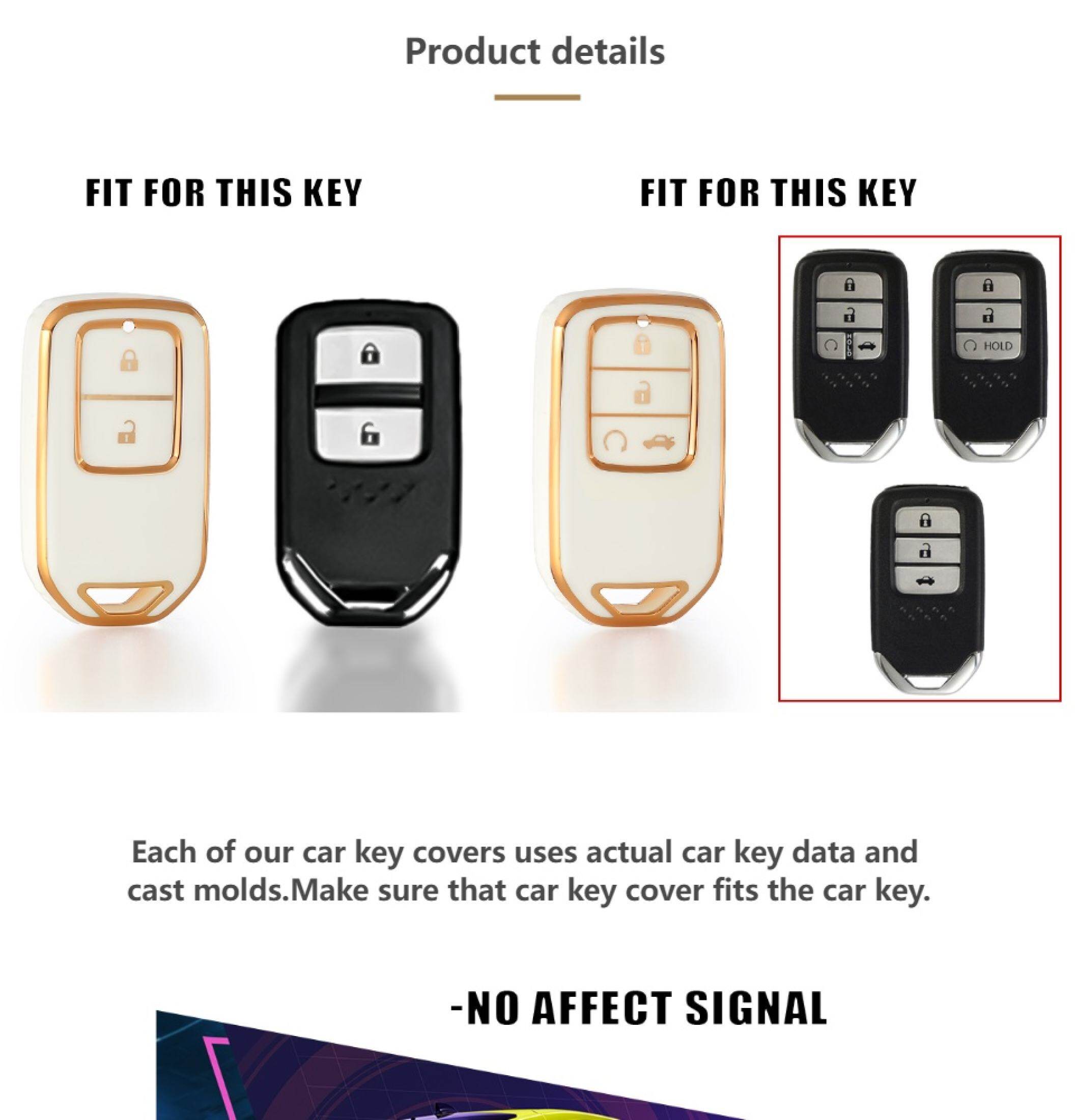 Honda Key Cover City Civic BRV HRV CRV Civic Type R WRV ACCORD Odyssey ...