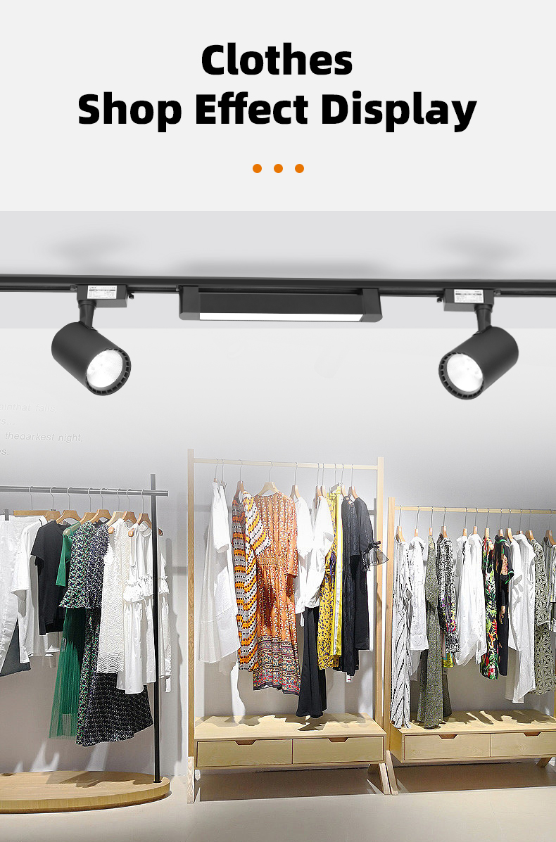 Linear Track Light Set 10W 20W 30W 40W Led Spotlight Ceiling Light COB ...