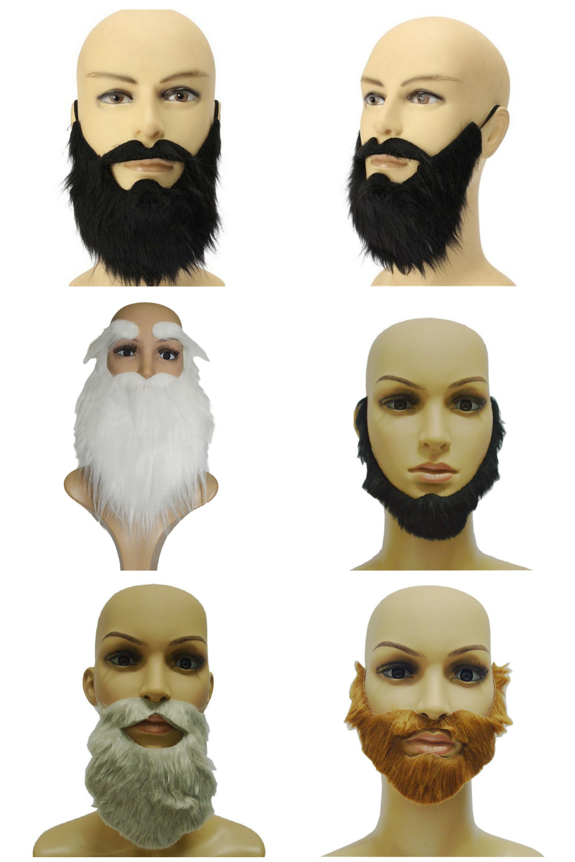 NTPH DIY Fancy Dress Fake Beard Long Fluff Beards Cosplay Costume Props Simulation NTT | Shopee ...