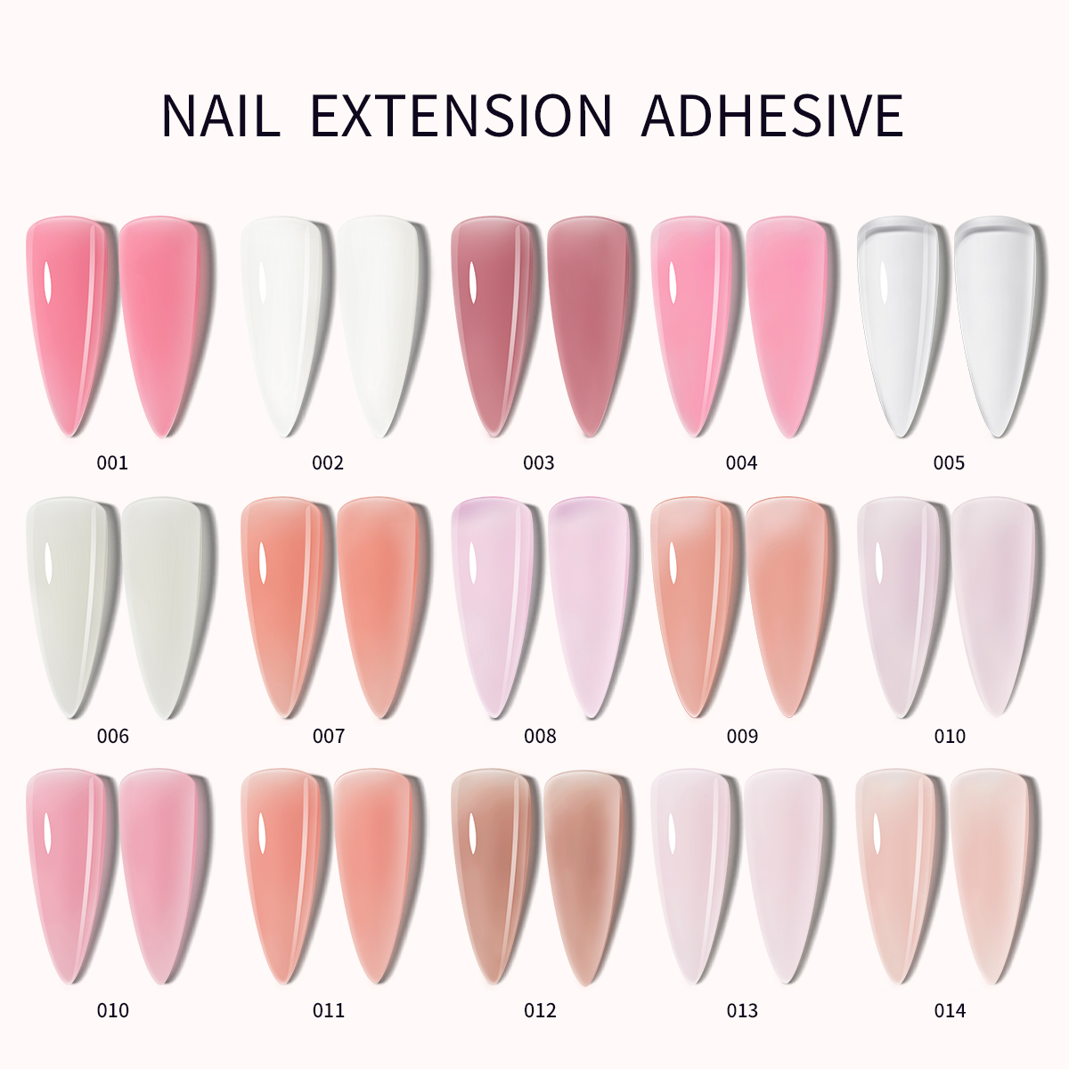 14pc/set 15ml Poly Nail Gel Full Set For Extention Gel Polish Steal ...