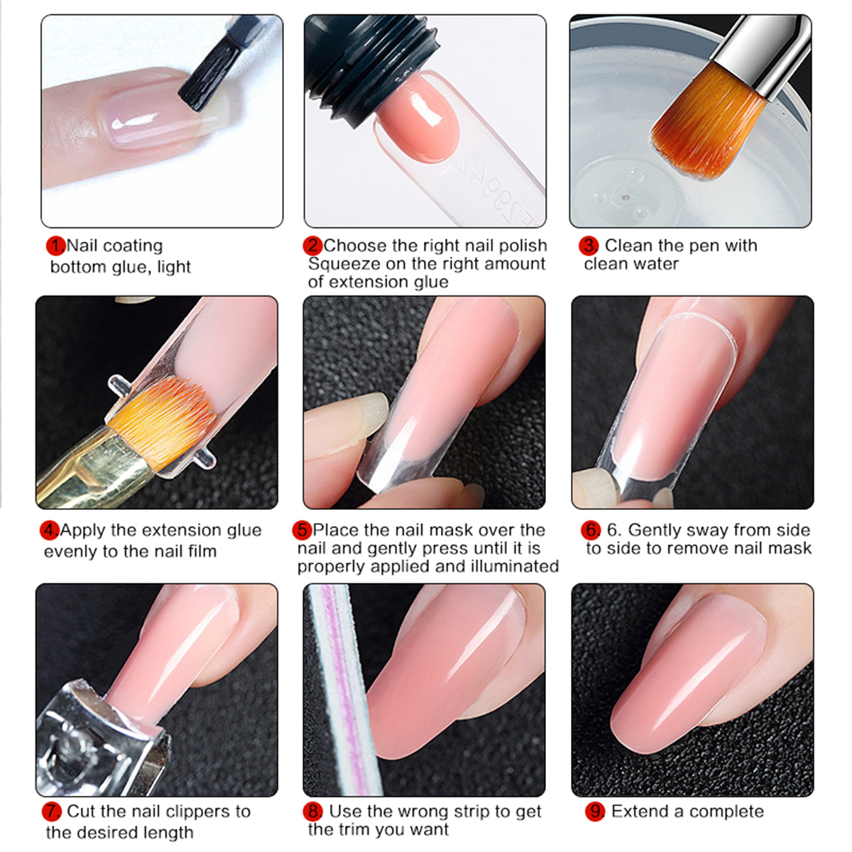 14pc/set 15ml Poly Nail Gel Full Set For Extention Gel Polish Steal ...
