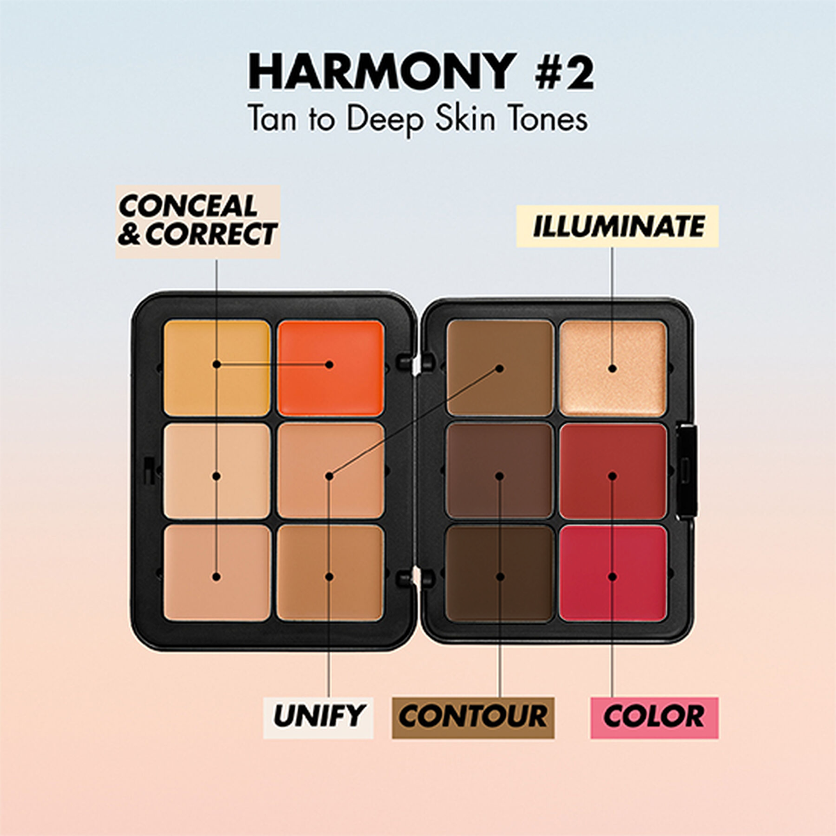 12 Colors Concealer Palette Cover Acne Marks Dark Circles Freckles Tear ...
