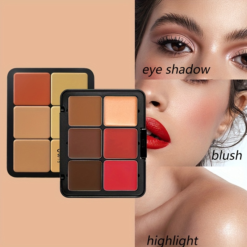 12 Colors Concealer Palette Cover Acne Marks Dark Circles Freckles Tear ...