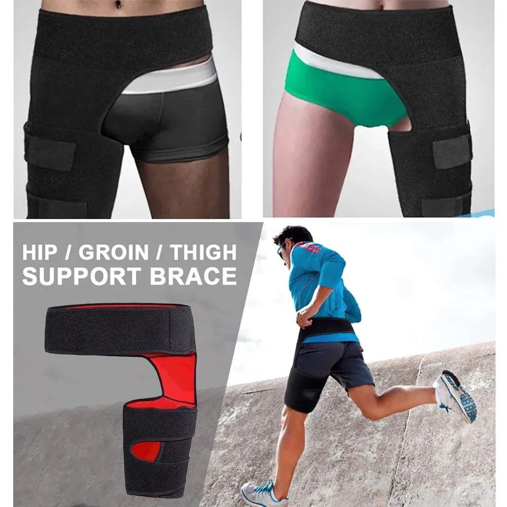 Hip Joint Protector Belt Sciatica Nerve Pain Relief Thigh Compression ...
