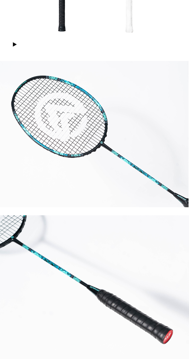 ALP XW 6U Super Light 100% Full Carbon Fiber Badminton Racket With ...