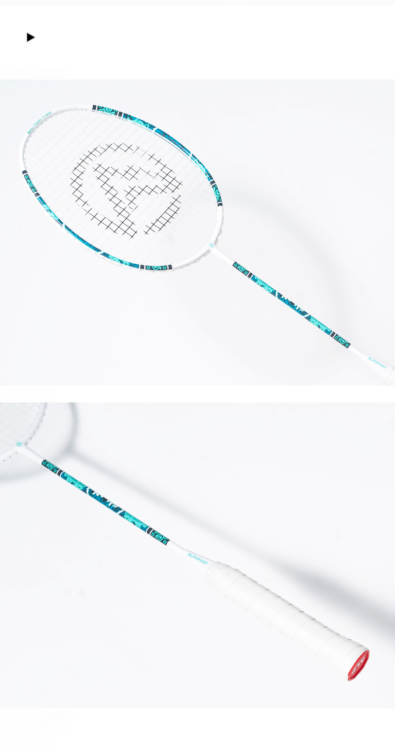 ALP XW 6U Super Light 100% Full Carbon Fiber Badminton Racket With ...