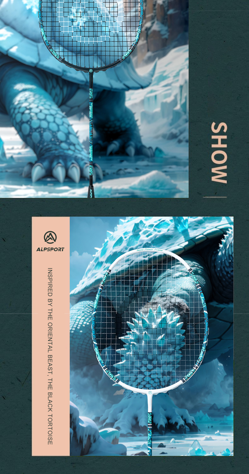 ALP XW 6U Super Light 100% Full Carbon Fiber Badminton Racket With ...