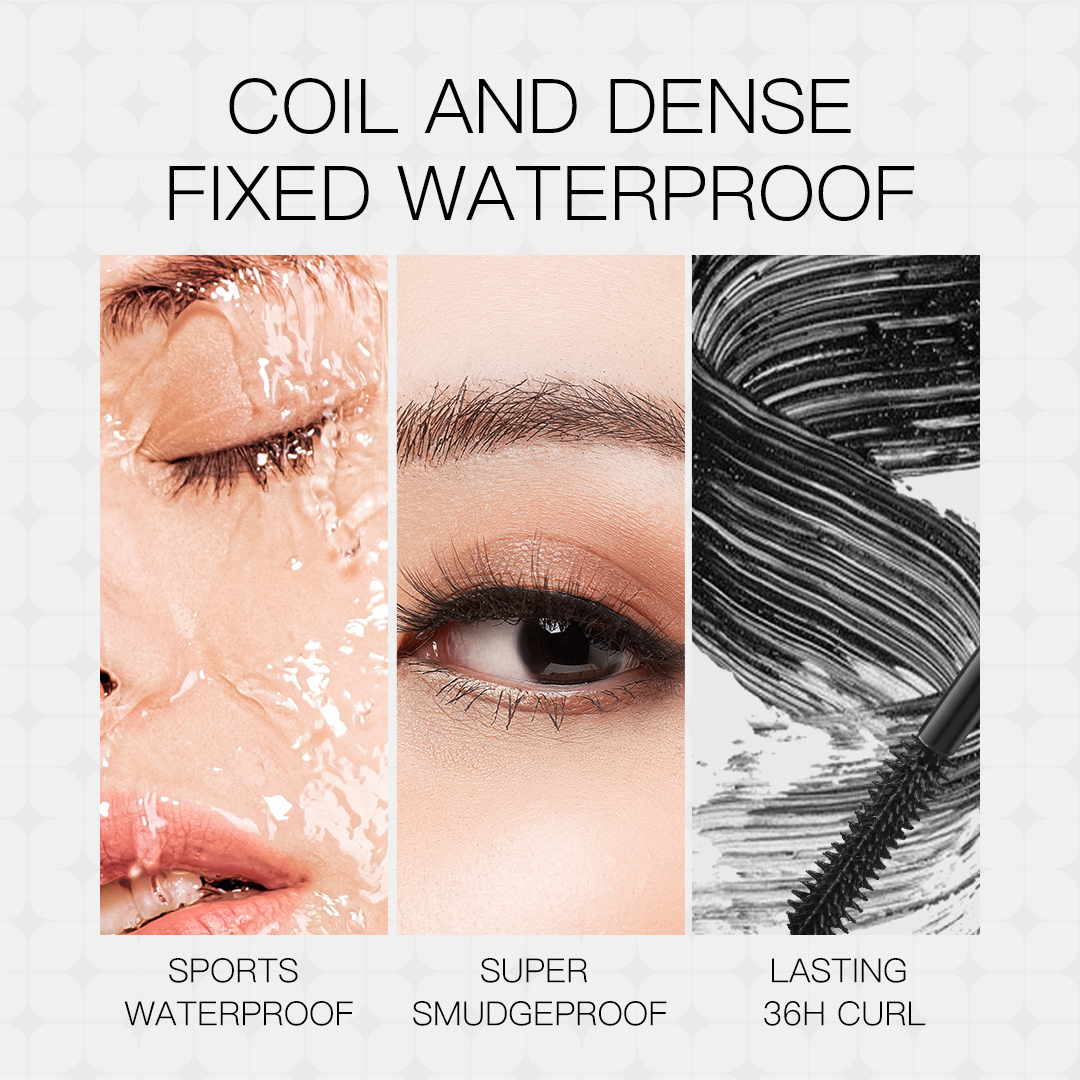 Zeesea Mascara Waterproof Long Lasting 36H Smudge-proof Lengthening ...
