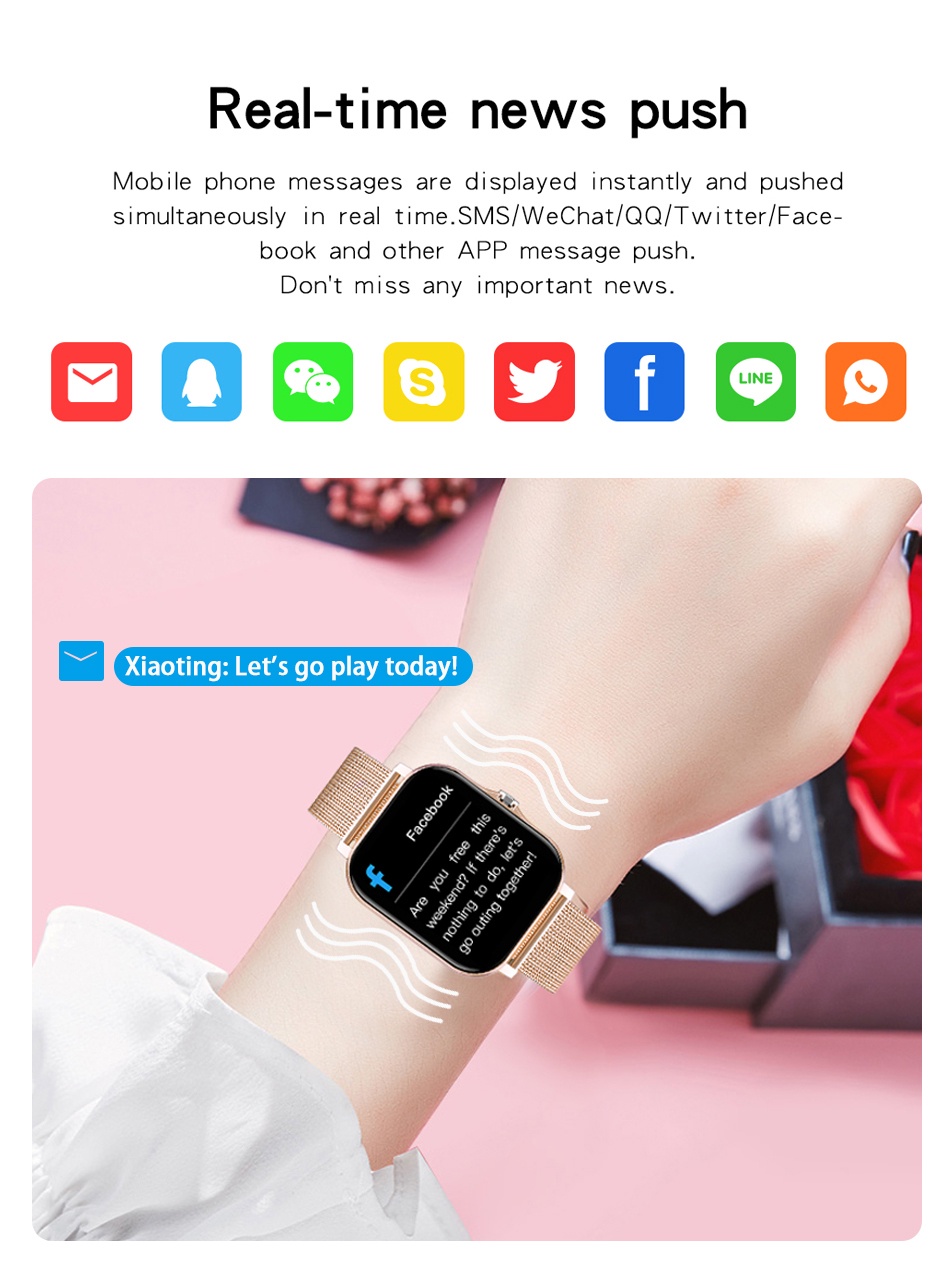 【Local shipment】 Y13 Smart 2024 New Women Men Watch 1.69 Full Touch ...