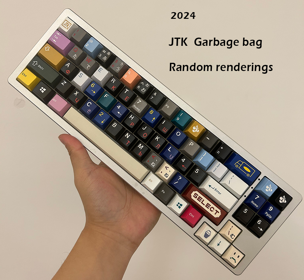2024 JTK Garbage bag keycaps cherry profile Doubleshot | Shopee Philippines