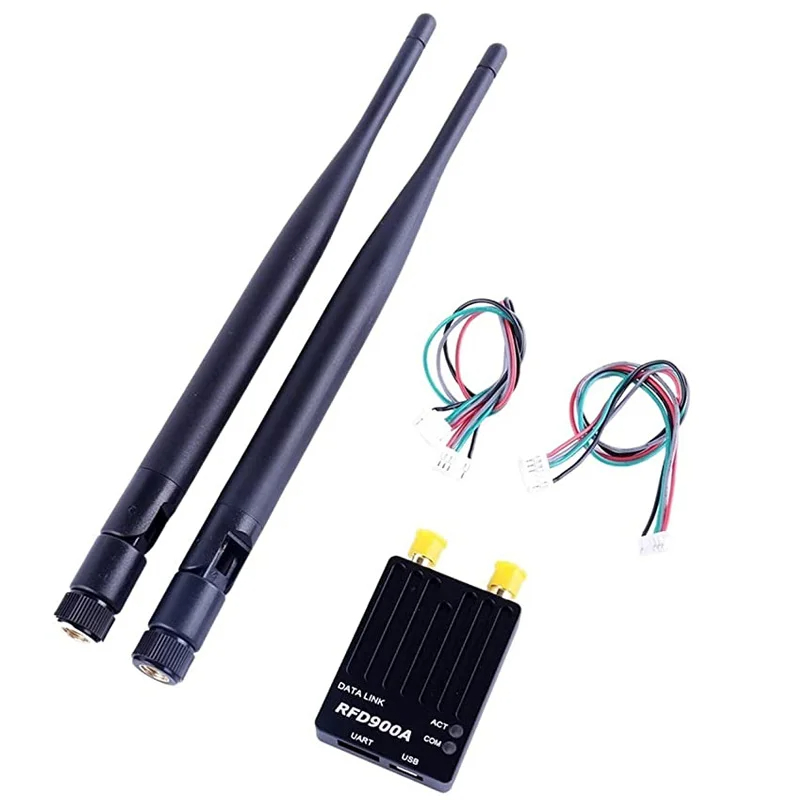 2pcs RFD900A 915Mhz 3DR Radio Telemetry Modem Module 40KM Ultra Long ...