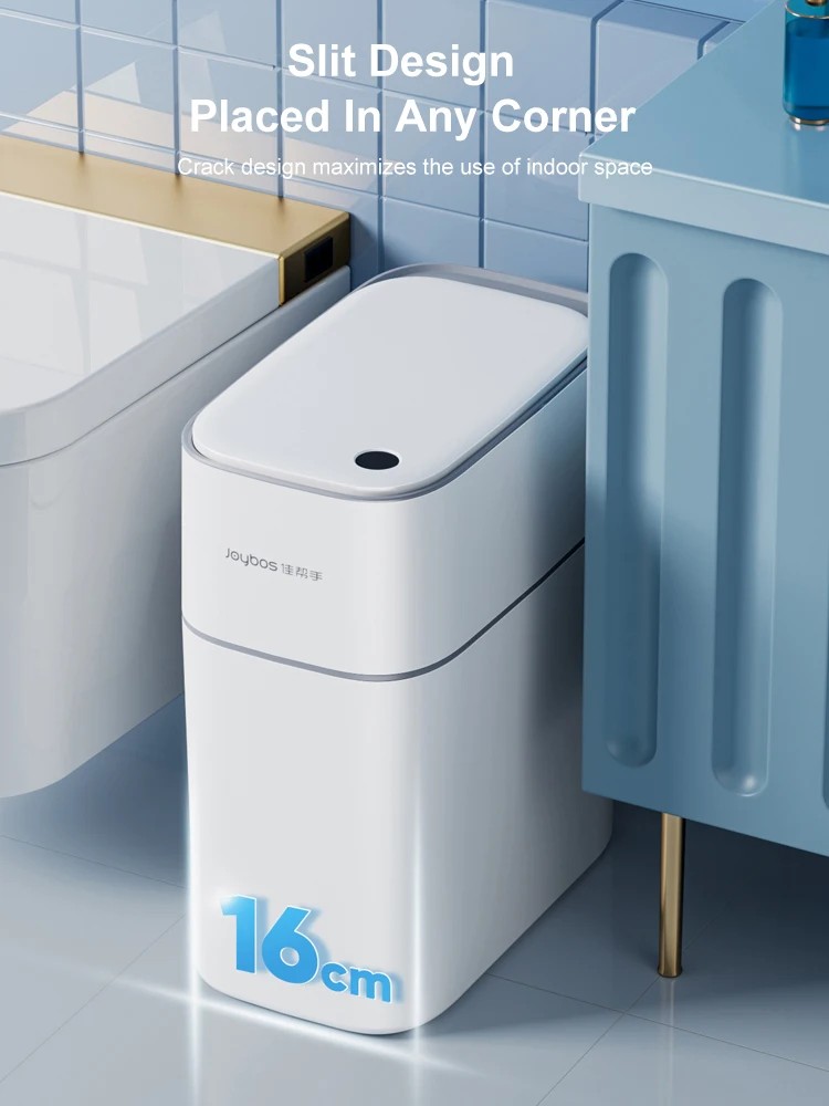 Joybos Trash Can Touchless Narrow Smart Sensor Garbage Bin With cover ...