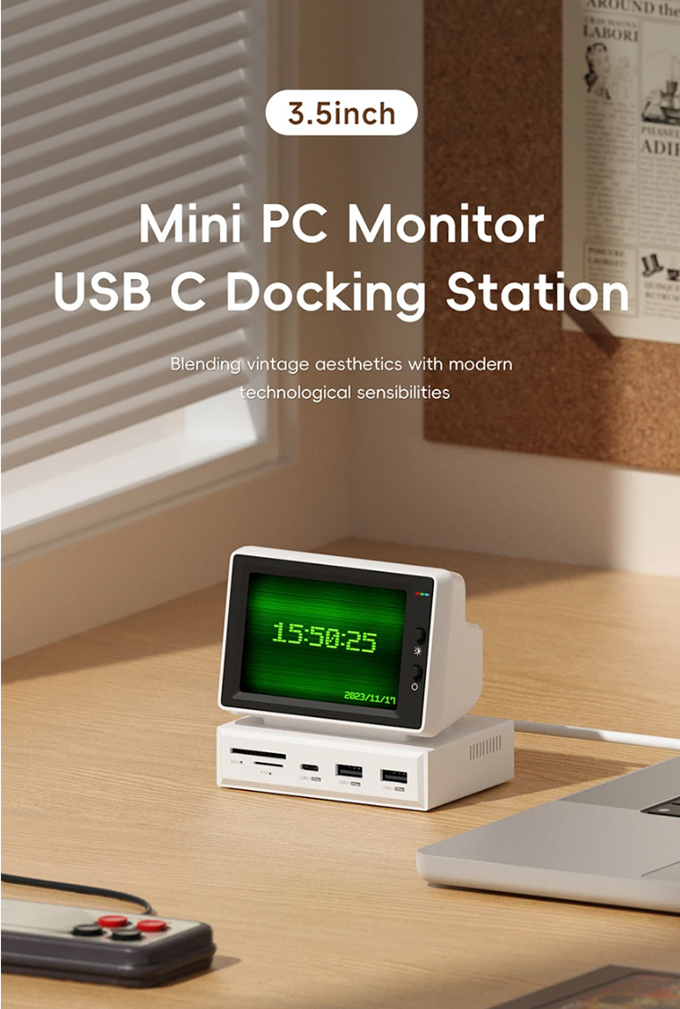 Hagibis X86 3.5-inch mini IPS Aida64 screen, laptop, PC, MacBook, RAM ...