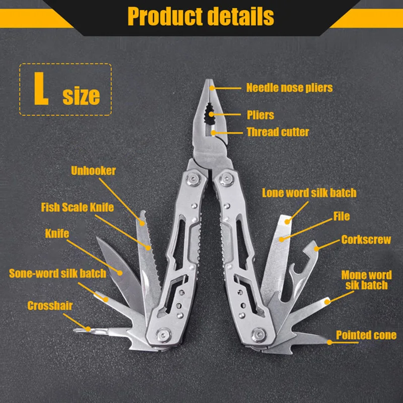 Multifunctional pliers Folding Pliers Multi-tool Pocket Pliers Outdoor ...
