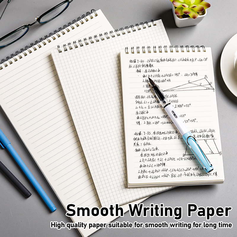 A5/B5 80Sheets Spiral Notebook For College Journal Spring Notepad ...