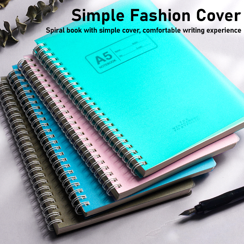 4PCS/Set 360Sheets A5/B5 Size Spiral Notebooks Korean Style Office High ...