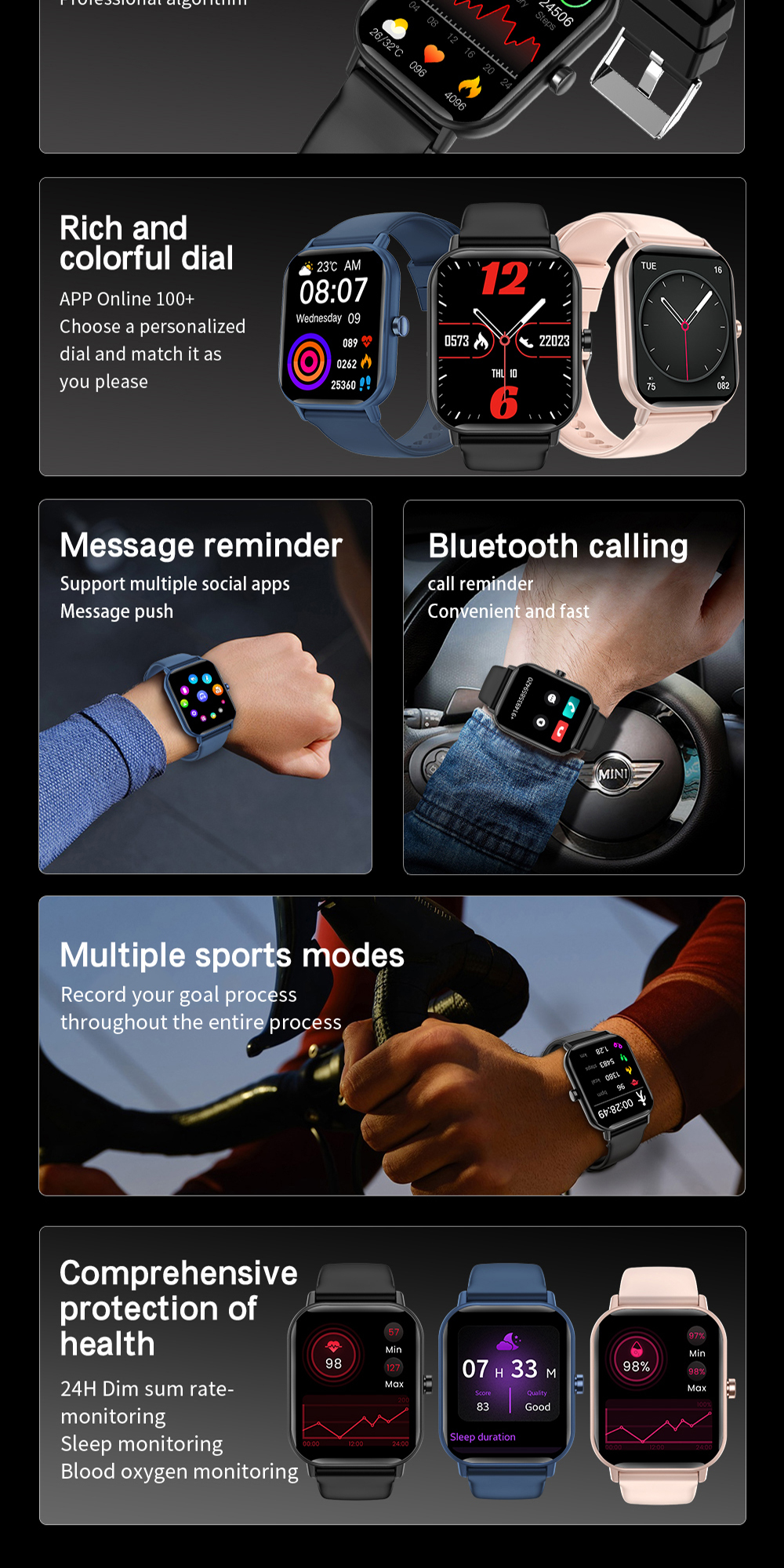 Aolon GTS Smart Watch 41MM Original Waterproof Fitness Smartwatch ...