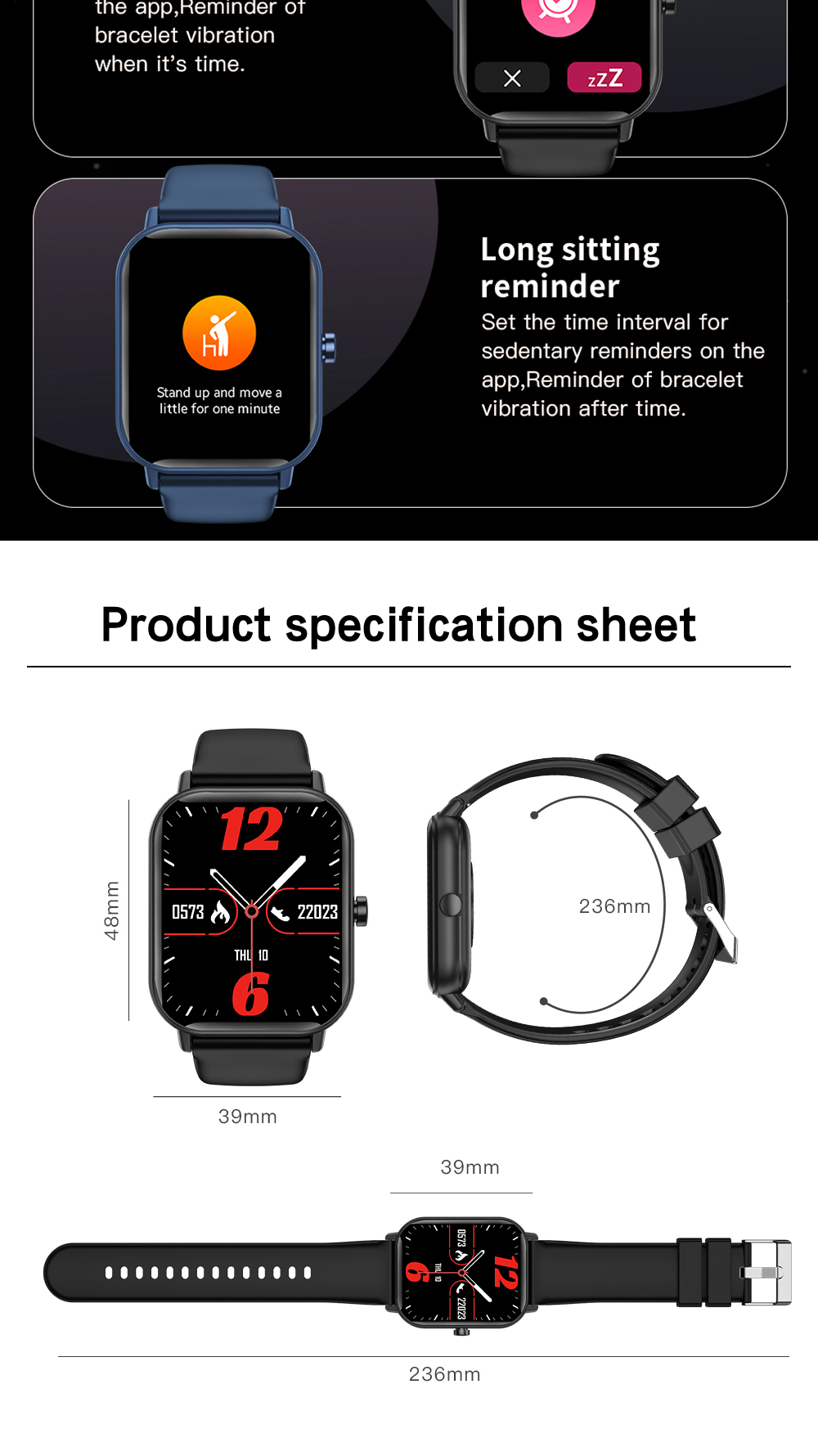 Aolon GTS Smart Watch 41MM Original Waterproof Fitness Smartwatch ...