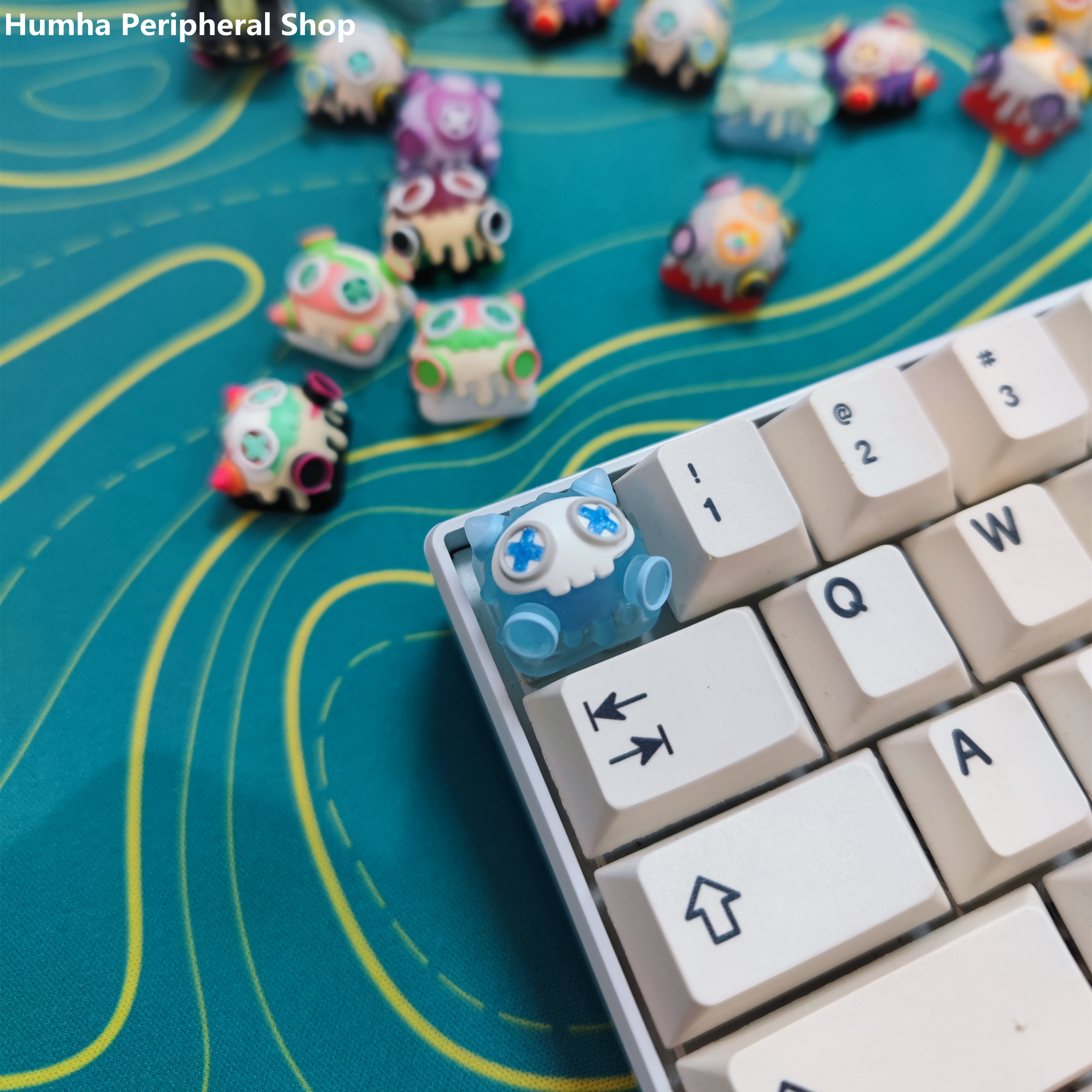 Humha artisan keycap Cell keycap Hand made Resin keycap mechanical ...