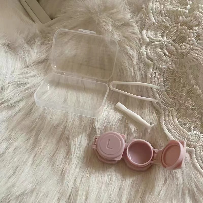 Eyeshare Colored Contact Lenses Case With Applicator and Tweezers ...