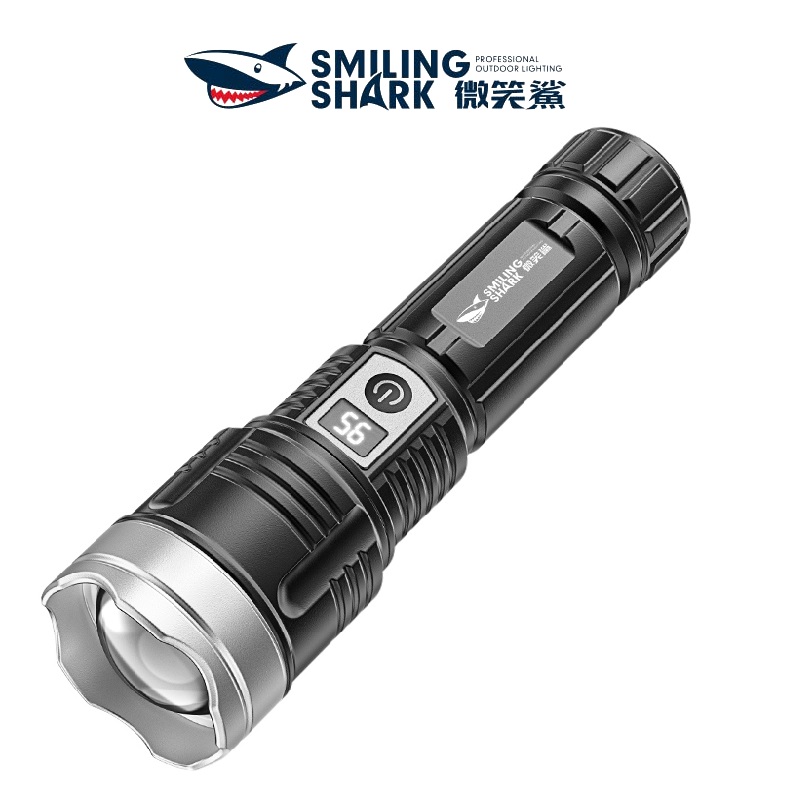 Smiling Shark SD7164 Led Flashlight Type-C Rechargeable Portable ...