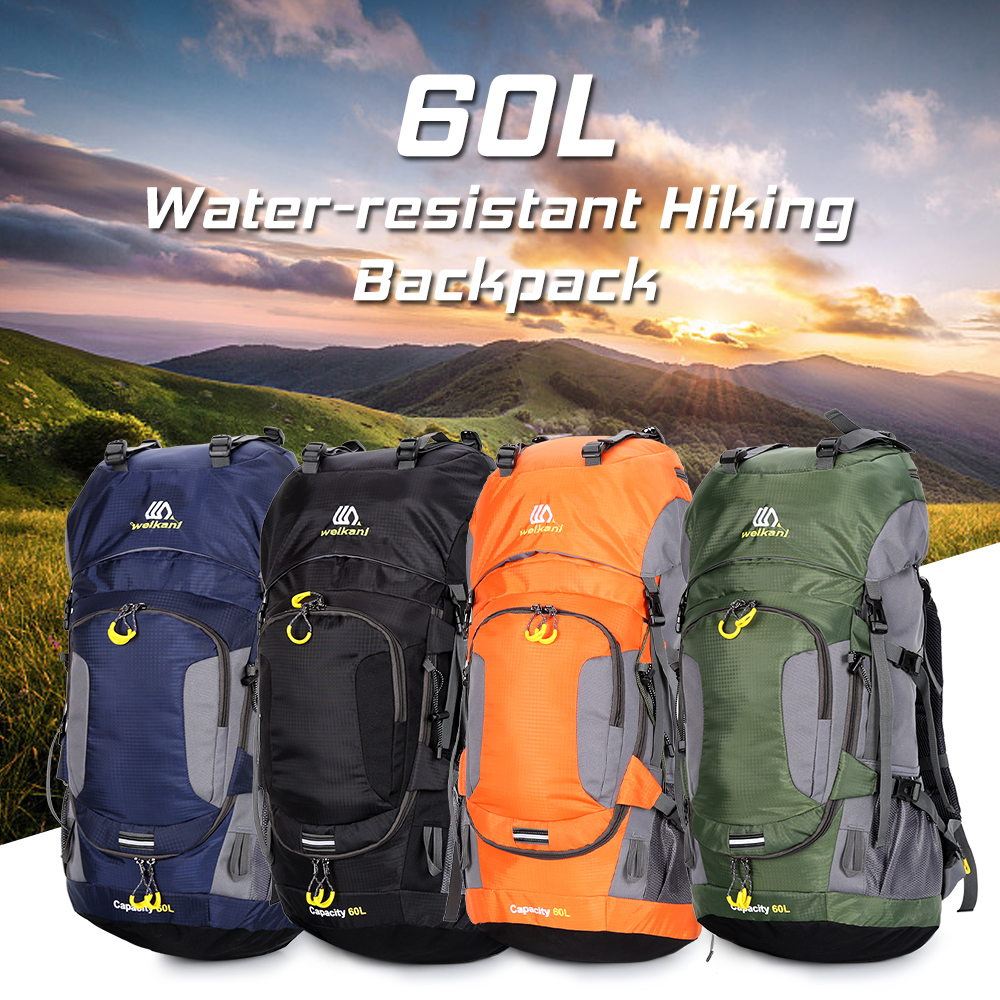 [Lixada Mall] 60L Waterproof Hiking Backpack Camping Mountain Climbing ...
