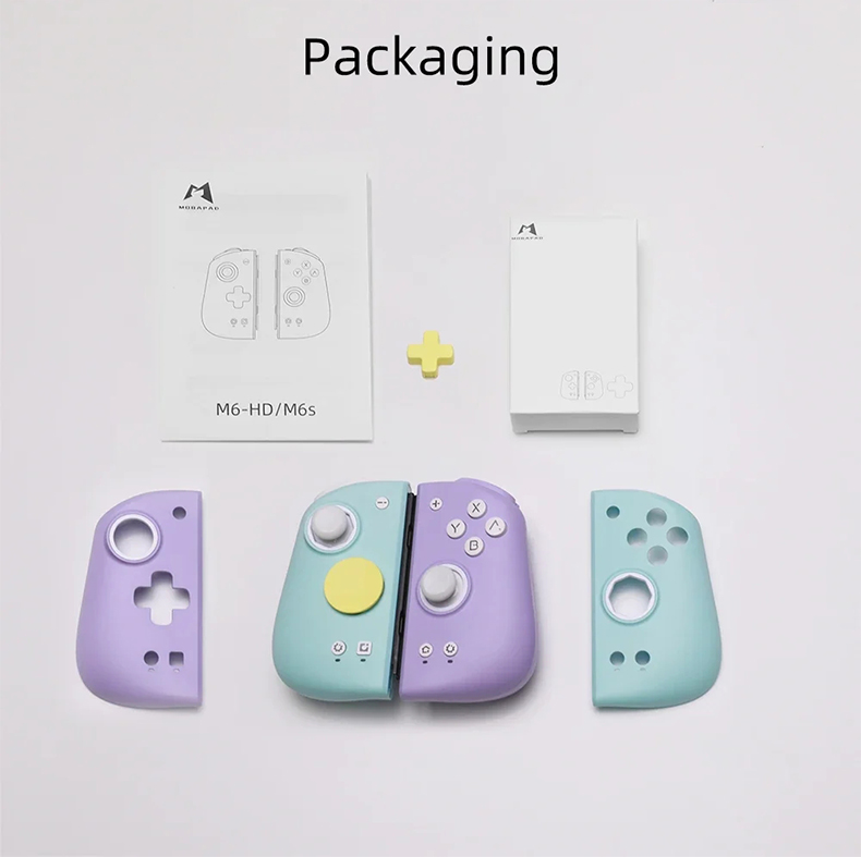 MOBAPAD M6s/HD Gemini 2 Game Controller,Joypad with Hall Joystick Left Right Handle Grip Console ...