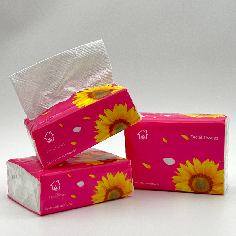 lily life 2024 soft sunflower Organic Facial Tissue toilet Paper 4 ply ...