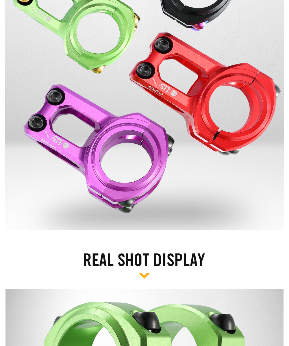 2023 RYET MTB Stem Lightweight Mountain Bike Stem For AM DOWNHILL ...