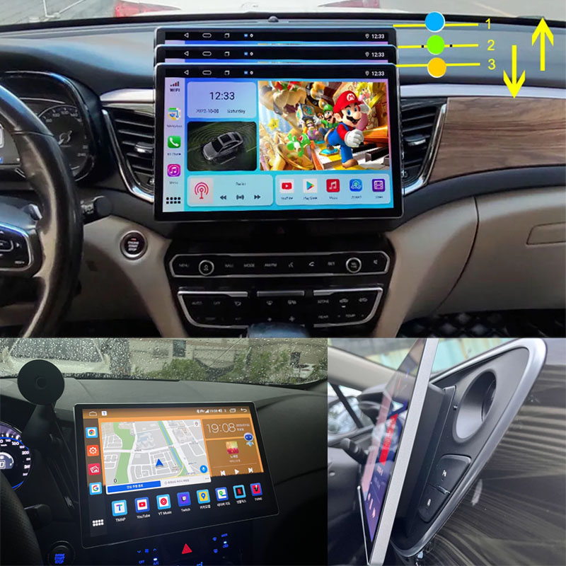 TS18 Android Head Unit 13inch/10/9inch 8Core 6+128G QLED 2K Screen Car Radio 4GLte Car Multi ...