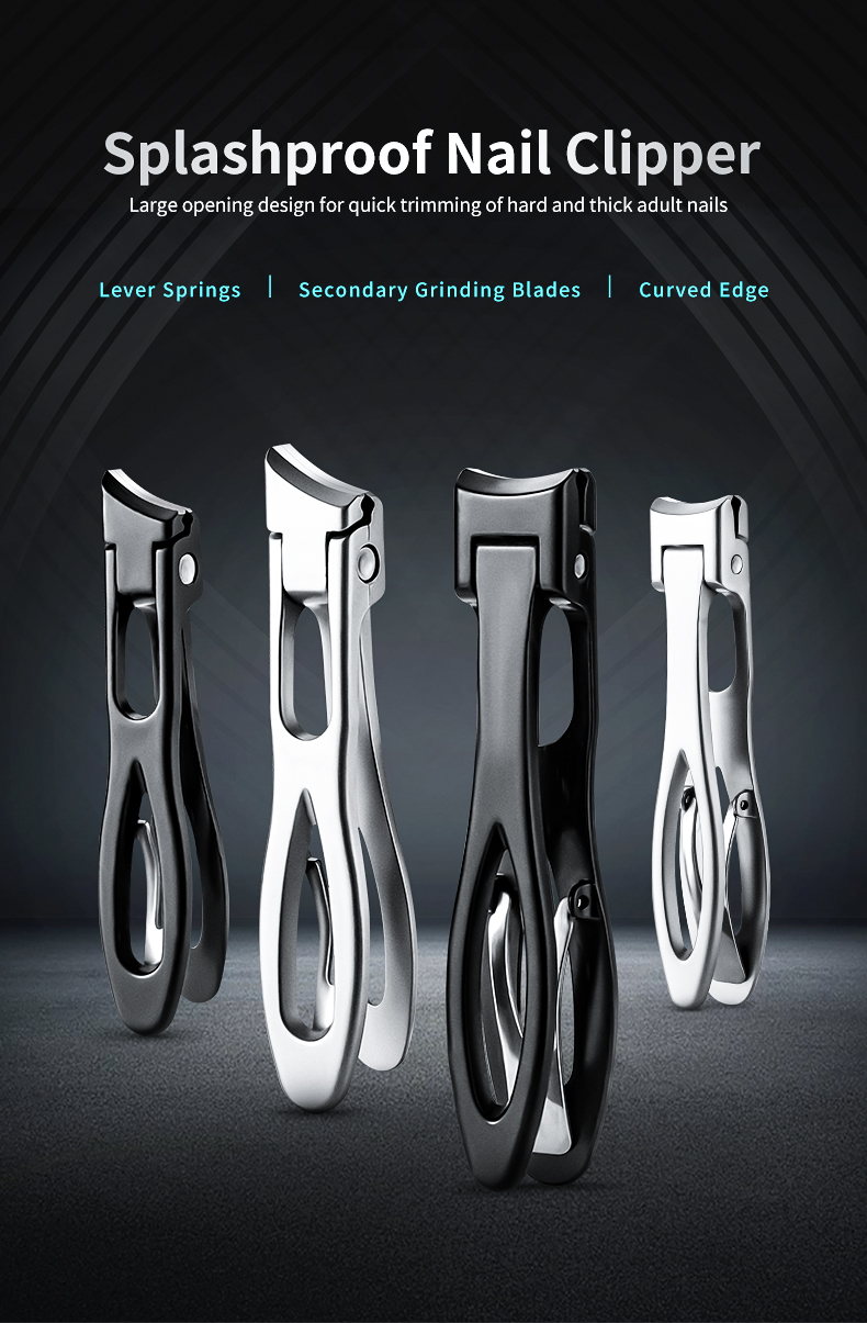 Sharp Nail Clippers Hard Thick Nail Trimmer Stainless Steel Wide Jaw ...