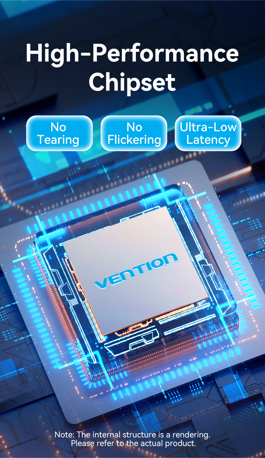 Vention 5GHz Wireless HDMI Transmitter and Receiver extender screen ...