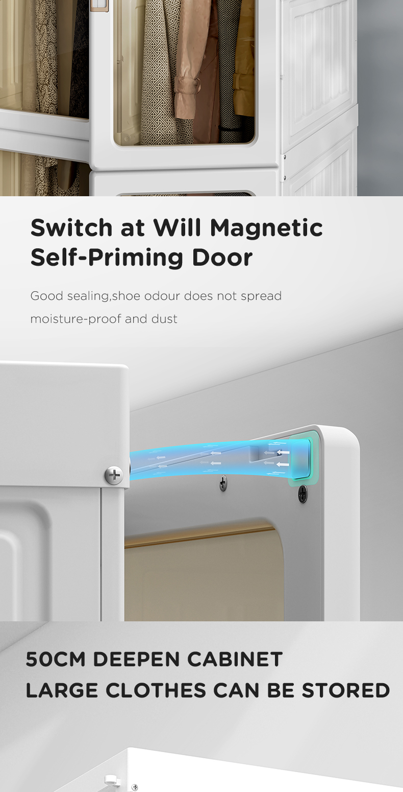 ANTBOX Wardrobe 6-15 Cubes Portable Foldable Free Installation ...